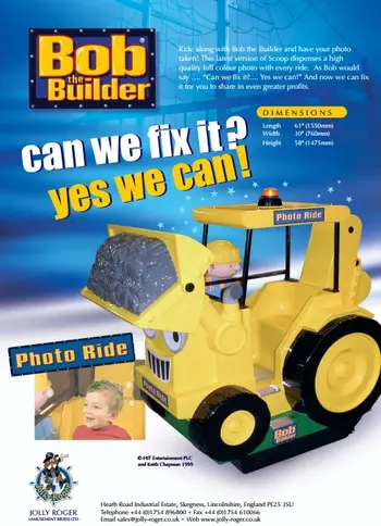 Bob the Builder (Scoop; Photo) | Kiddie Rides Wiki | Fandom