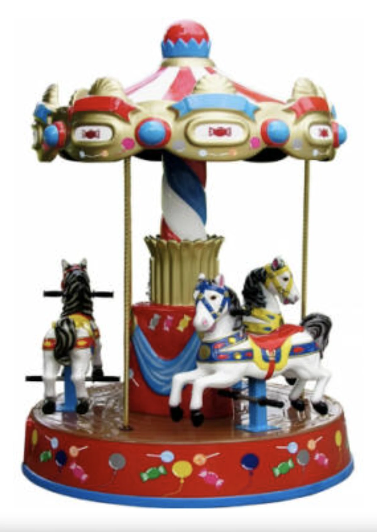 3 Horses Carousel (Zamperla) | Kiddie Rides Wiki | Fandom