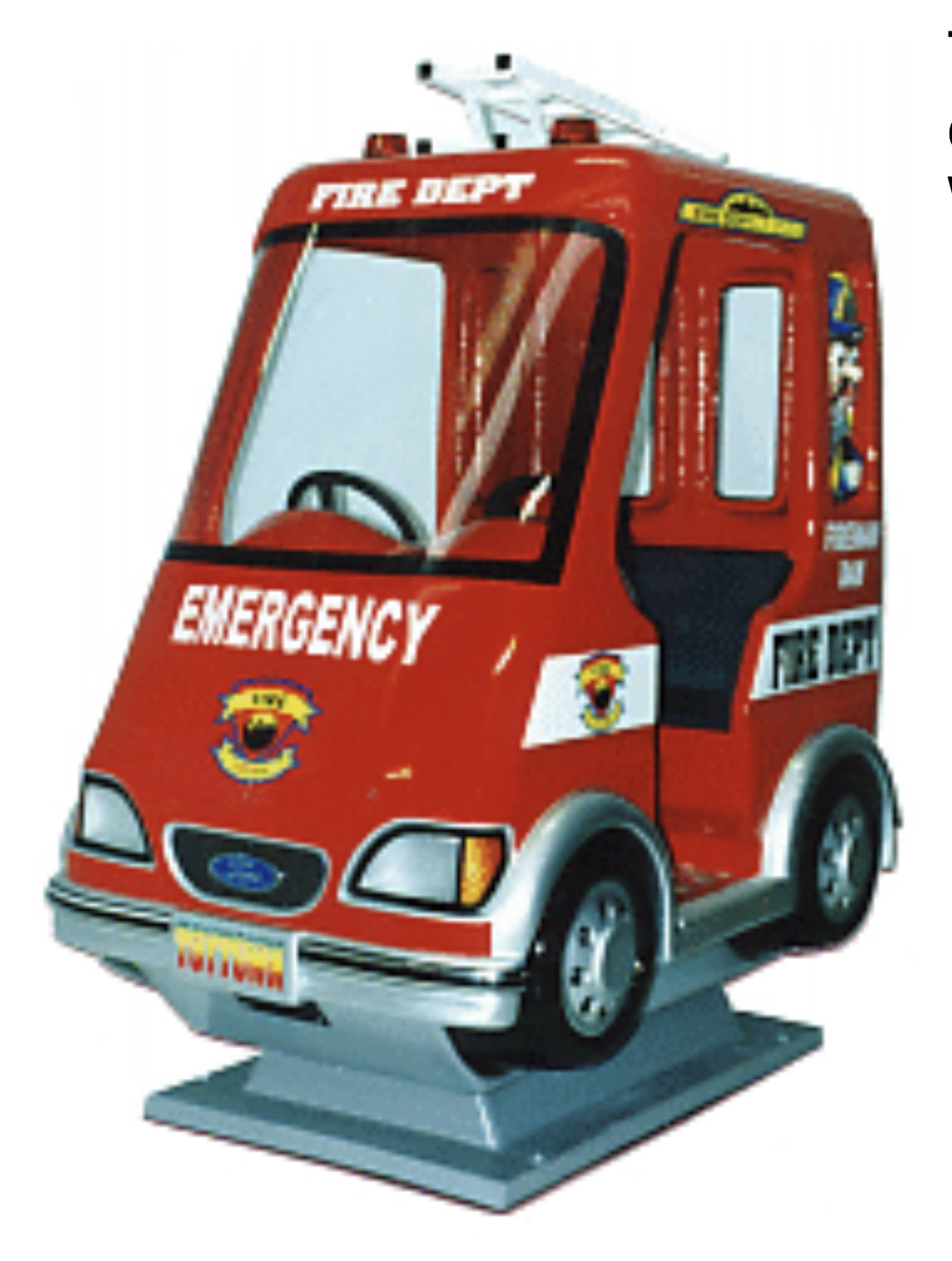 Toy Town Fire Van | Kiddie Rides Wiki | Fandom
