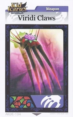Viridi Claws - AR Card | Kid Icarus Fanon Wiki | Fandom