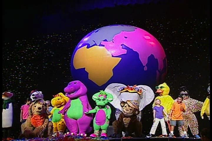Kids World's Adventures of Barney's Colorful World! | Kids World's ...