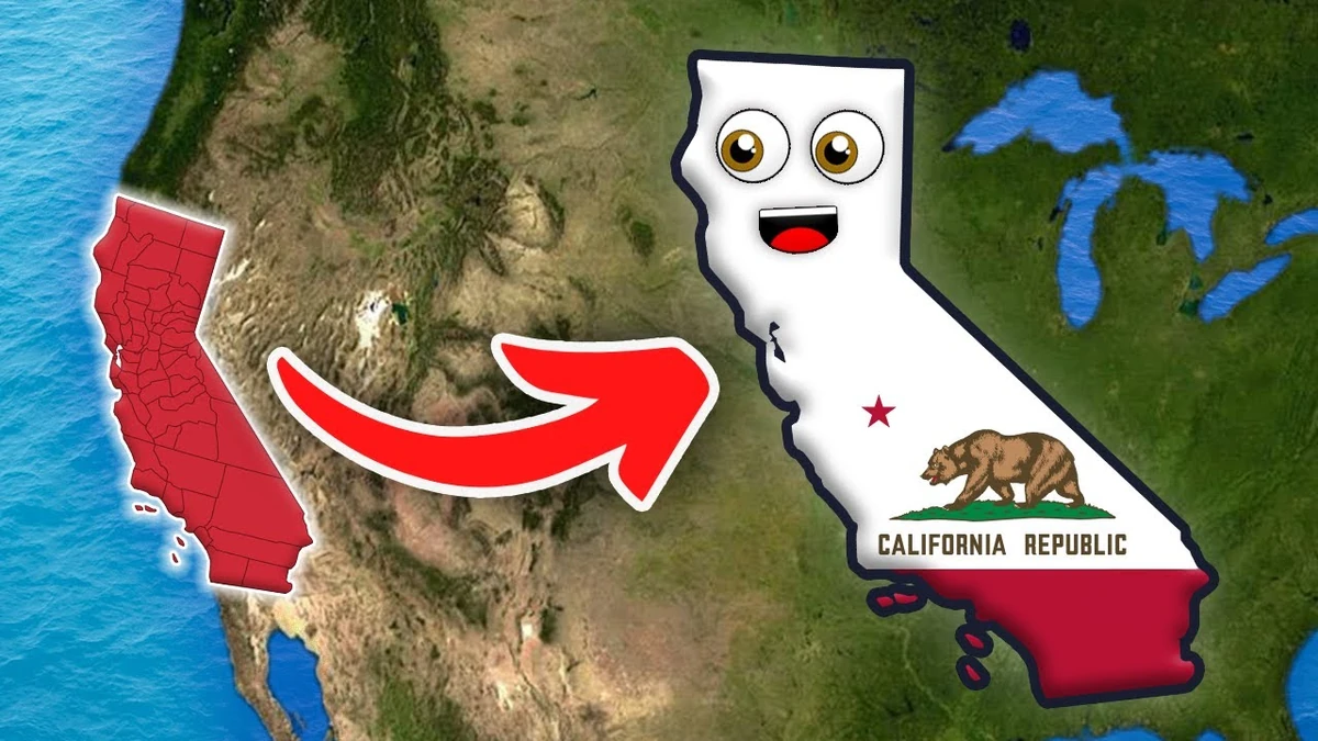California - Geography and Counties 50 States of America | Kids ...
