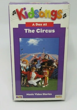 Kidsongs: A Day at the Circus 1987 VHS (Sony Wonder Print) | Kidsongs ...
