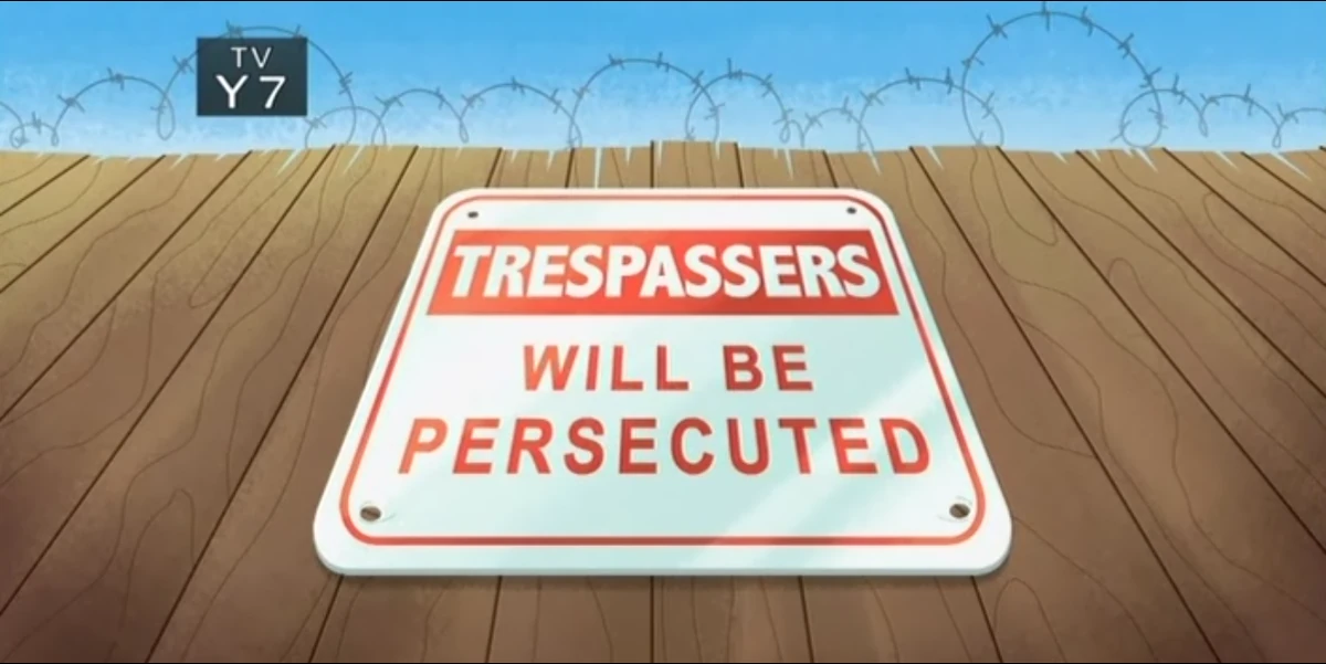 Trespassers Will Be Persecuted (Image Shop) | Kid vs. Kat Wiki | Fandom