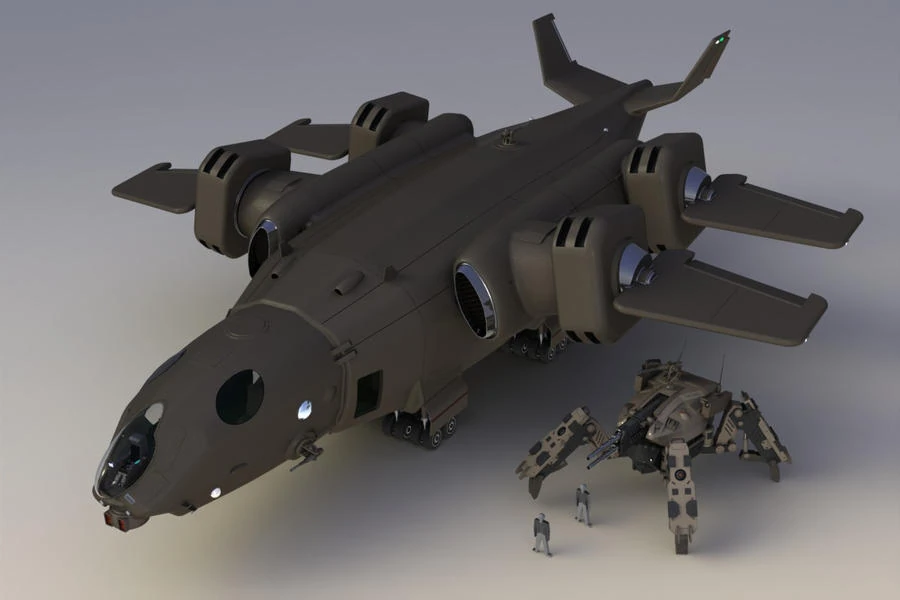 Hawk Heavy Dropship | Kill zonefanon Wiki | Fandom