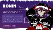 Ronin | Killer Chat Wiki | Fandom
