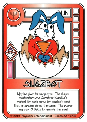 Shazbot | Killer Bunnies Wiki | Fandom
