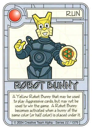 Robot Bunny (Yellow) | Killer Bunnies Wiki | Fandom