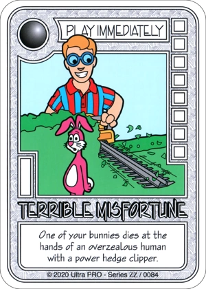 Terrible Misfortune (Hedge) | Killer Bunnies Wiki | Fandom