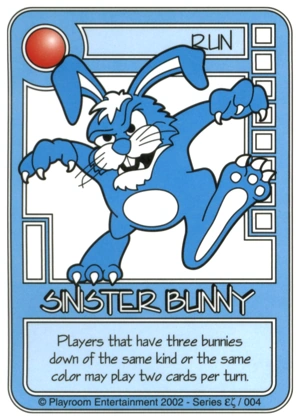 Sinister Bunny (Blue) | Killer Bunnies Wiki | Fandom