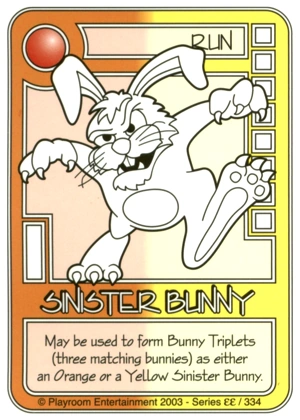 Sinister Bunny (Orange/Yellow) | Killer Bunnies Wiki | Fandom