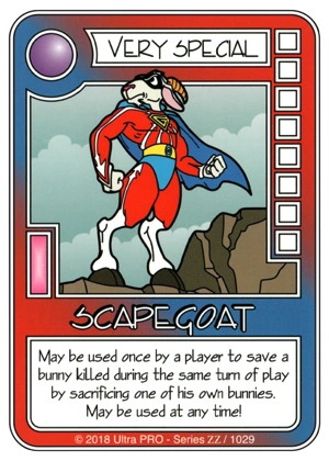 Scapegoat | Killer Bunnies Wiki | Fandom