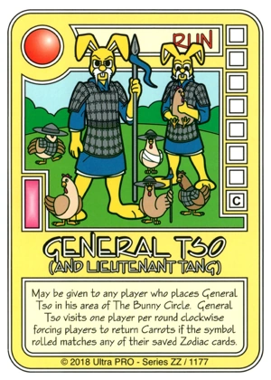 General Tso - (And Lieutenant Tang) | Killer Bunnies Wiki | Fandom