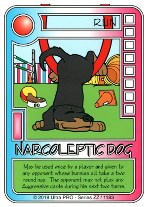 Narcoleptic Dog | Killer Bunnies Wiki | Fandom