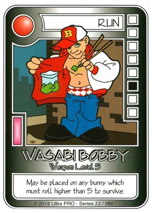 Wasabi Bobby | Killer Bunnies Wiki | Fandom