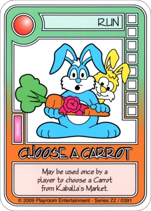 Choose A Carrot (White) | Killer Bunnies Wiki | Fandom