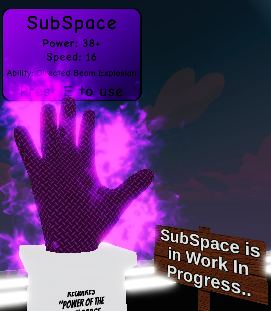 Subspace Glove | Killstreak Brutal Wiki | Fandom