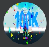 100K Visits! Badge | Killstreak Brutal Wiki | Fandom