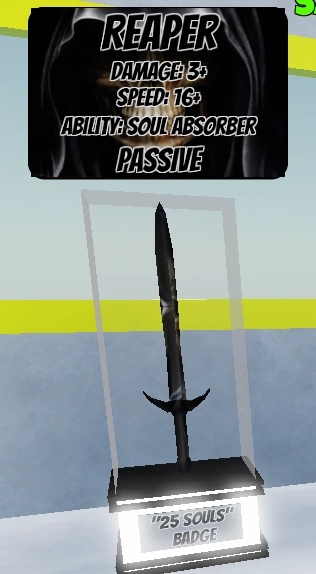 Reaper sword | Killstreak Sword Fighting BETA Wiki | Fandom