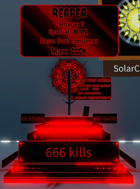 Reaper | Killstreak Sword Fighting Omniversal 2 Wiki | Fandom