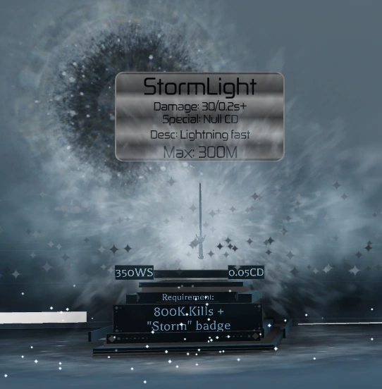 StormLight | Killstreak Sword Fighting Omniversal 2 Wiki | Fandom