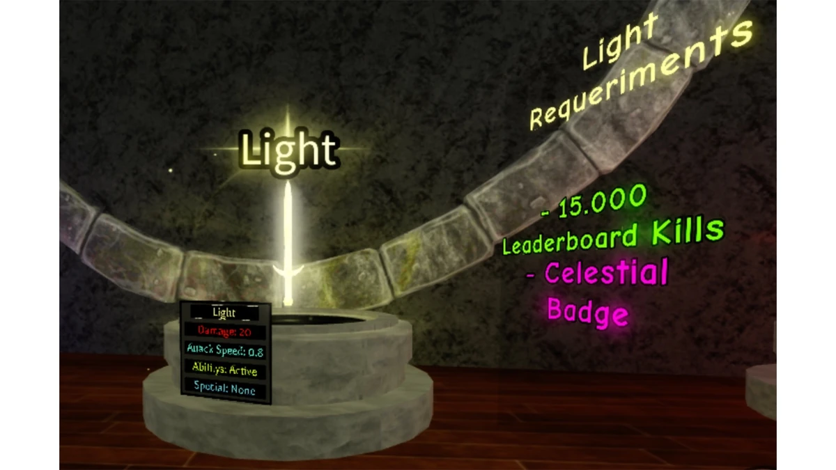 Light | Killstreak Swords V4 Wiki | Fandom