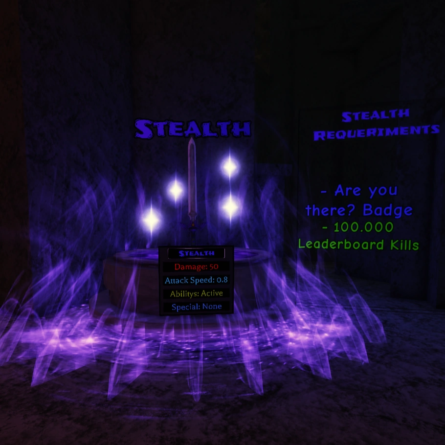 Stealth | Killstreak Swords V4 Wiki | Fandom