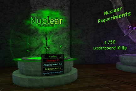 Nuclear | Killstreak Swords V4 Wiki | Fandom