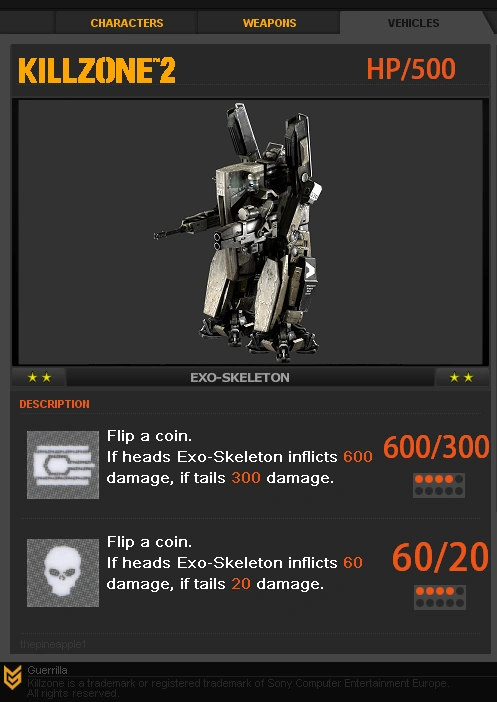 ISA EXO-SKELETON | Killzone Card Game Wiki | Fandom