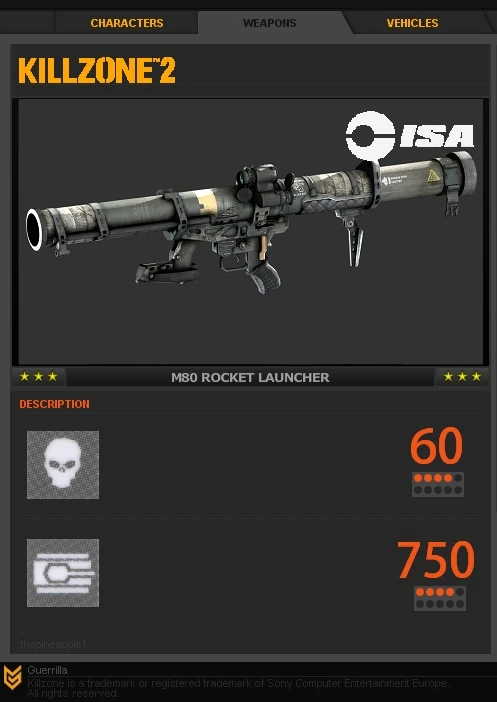 M80 Rocket Launcher | Killzone Card Game Wiki | Fandom