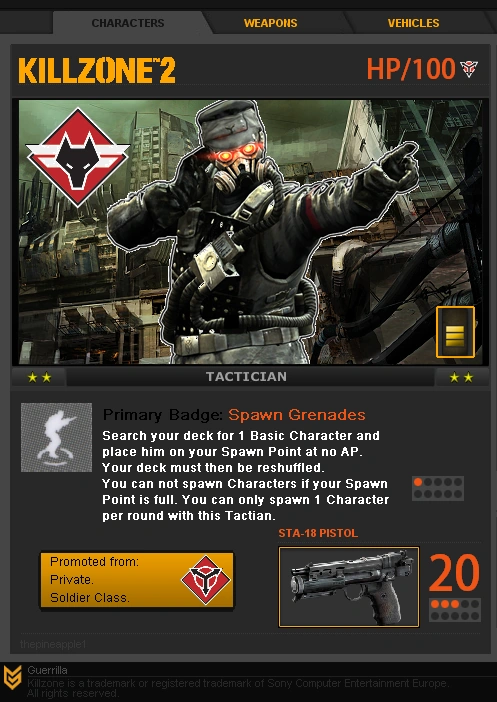 Tactician | Killzone Card Game Wiki | Fandom