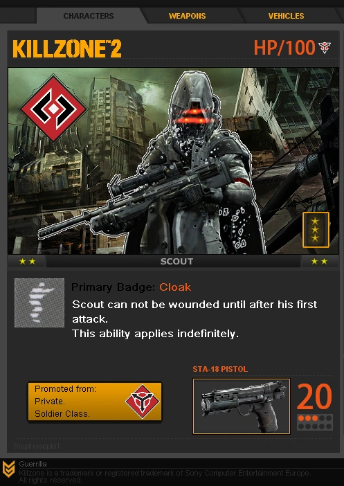 Scout | Killzone Card Game Wiki | Fandom