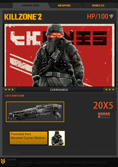 Commando | Killzone Card Game Wiki | Fandom