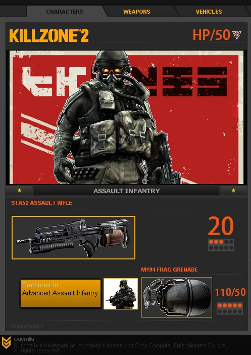 Assault Infantry | Killzone Card Game Wiki | Fandom