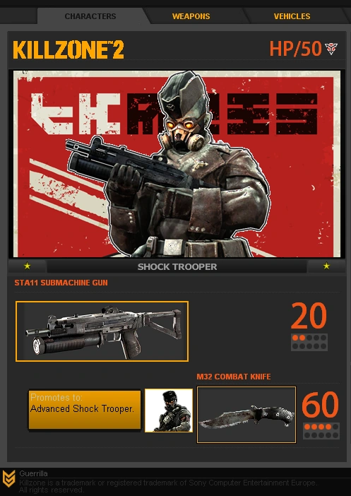 Shock Trooper | Killzone Card Game Wiki | Fandom