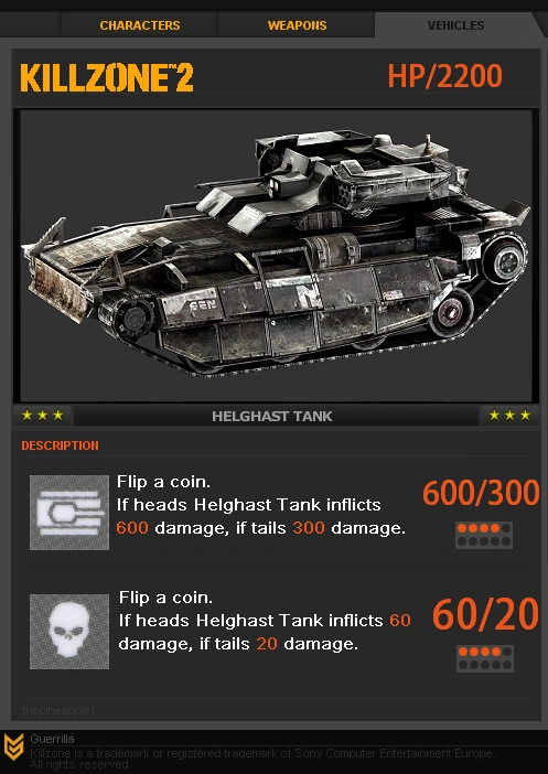 HGH Tank | Killzone Card Game Wiki | Fandom