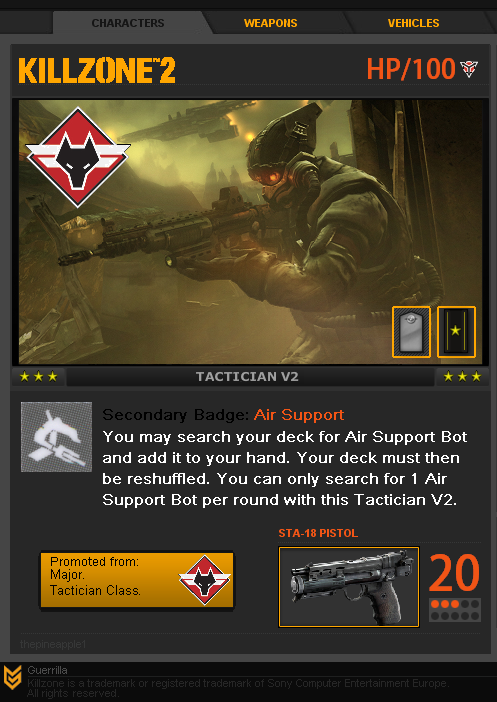 Tactician V2 Killzone Card Game Wiki Fandom