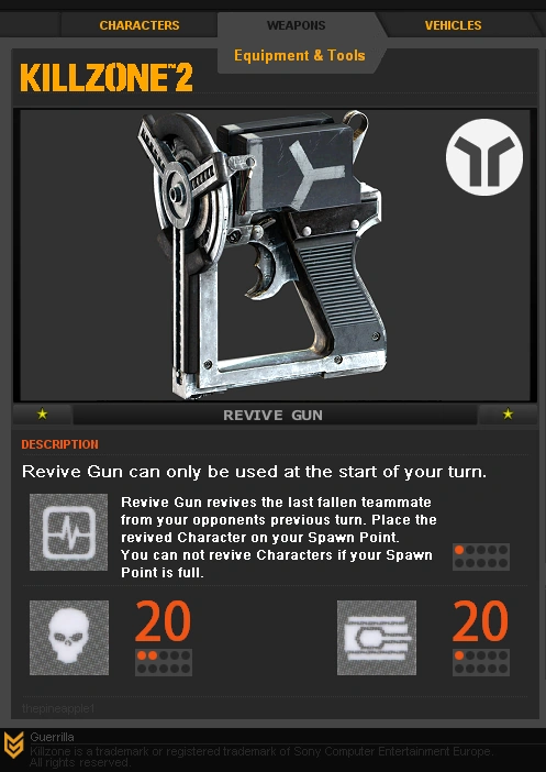 Revive Gun | Killzone Card Game Wiki | Fandom