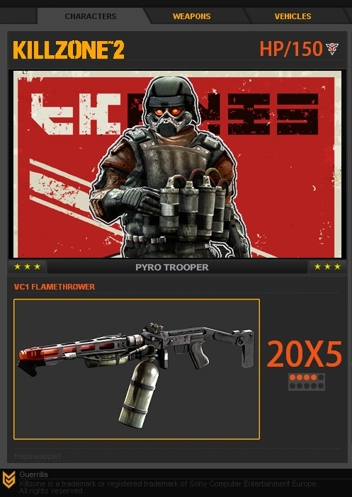 Pyro Trooper | Killzone Card Game Wiki | Fandom