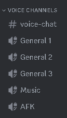 Voice Channels | Quirkyandrelatable69 discord Wiki | Fandom