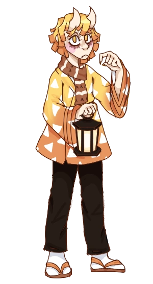 Zenitsu Agatsuma (Debt) | Kimetsu no Yaiba Fanon Wiki | Fandom
