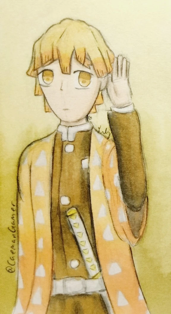 Zenitsu Agatsuma (Deja Vu) | Kimetsu no Yaiba Fanon Wiki | Fandom