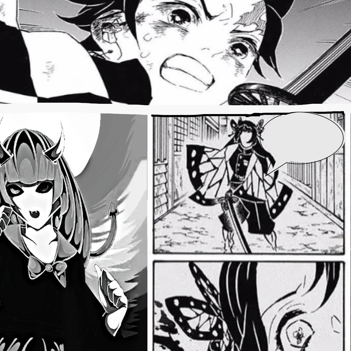 Kanae Kocho and Tanjiro Kamado vs Bakemono (DS: STTT) | Kimetsu no ...