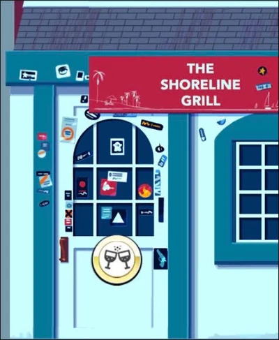 The Shoreline Grill | Kim Kardashian: Hollywood Wiki | Fandom