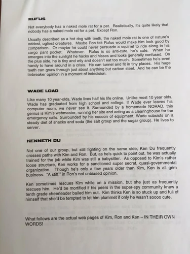 Kim Possible Wiki:Pre-production Series-pitch Bible | Kim Possible Wiki ...