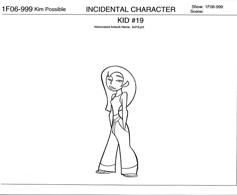 Kim Possible Character Sheet