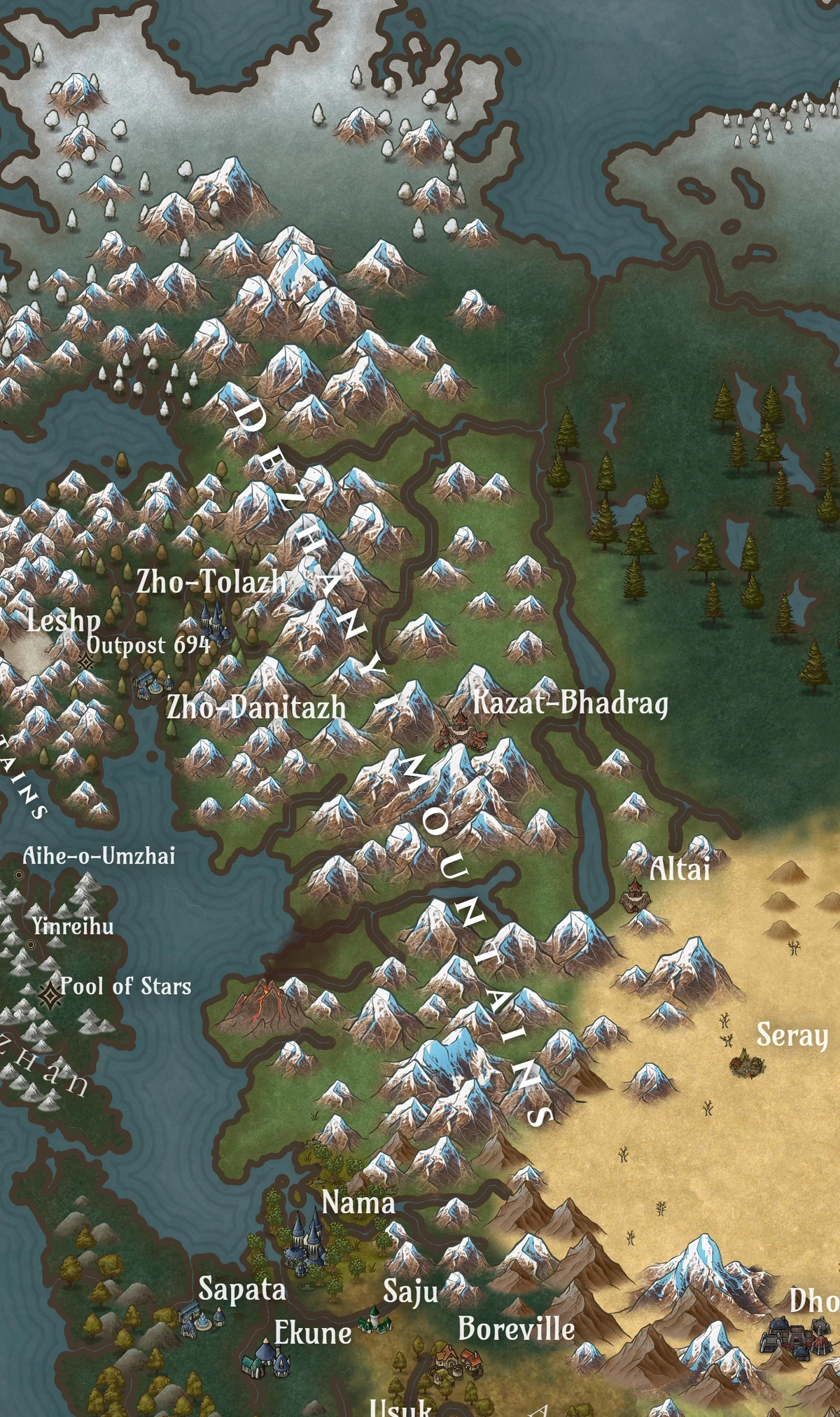 Dezhanyi Mountains | Kind Regards Campaign Wiki | Fandom