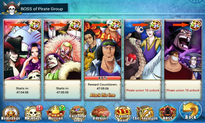 Union Bosses | King of Pirate Wiki | Fandom