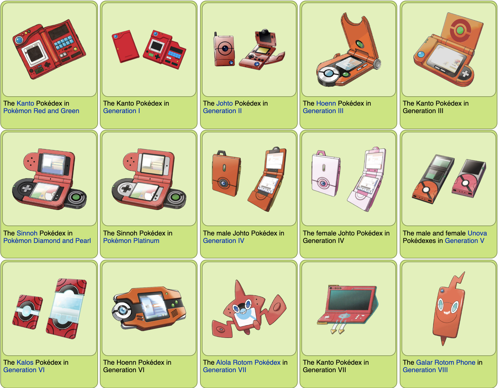 Kanto And Johto Pokedex