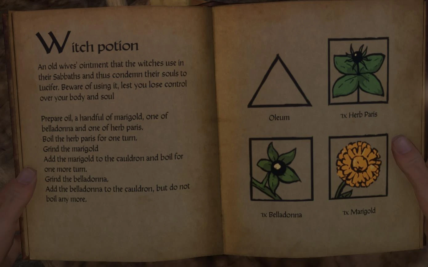 Witch Potions Recipes